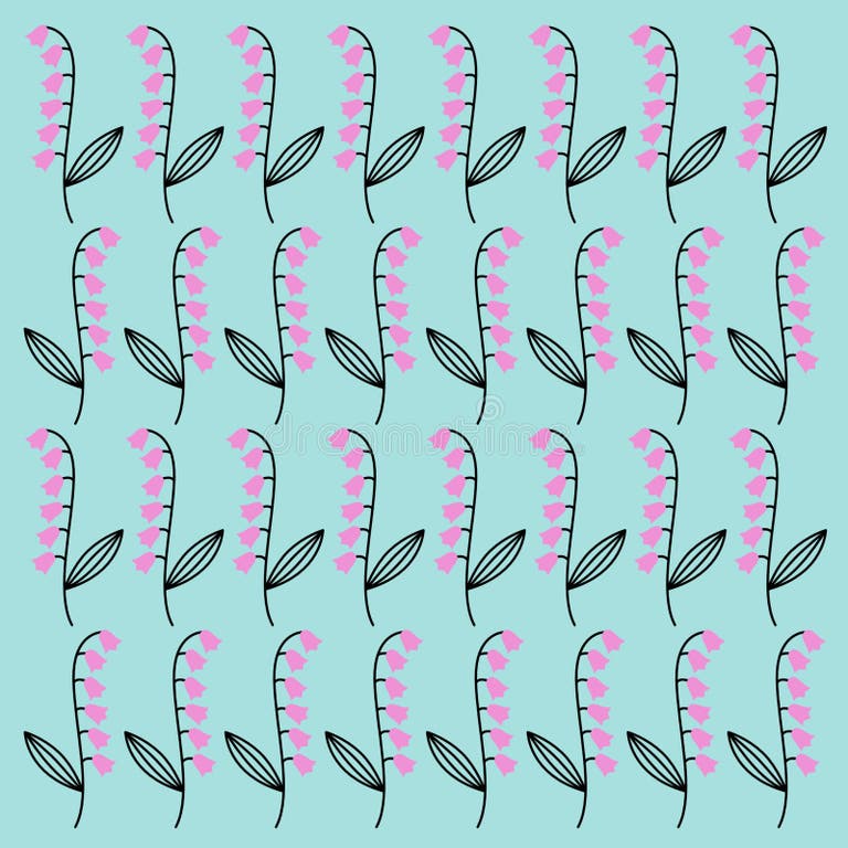 Natural Floral Spring Pattern Texture Background Stock Vector - Illustration of natural, cyan ...