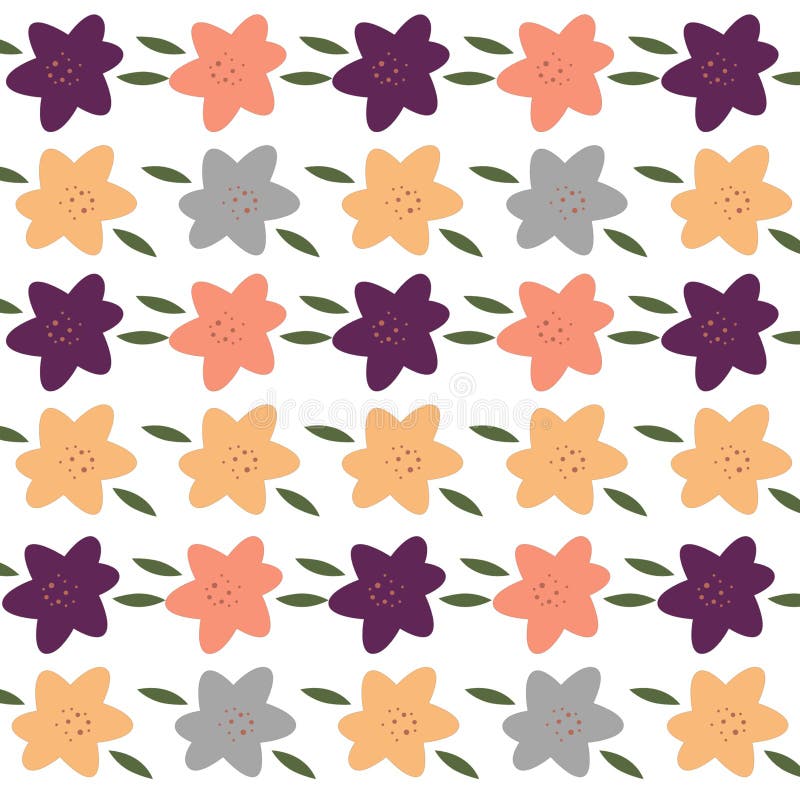 Natural Floral Spring Pattern Texture Background Stock Vector - Illustration of texture, garden ...