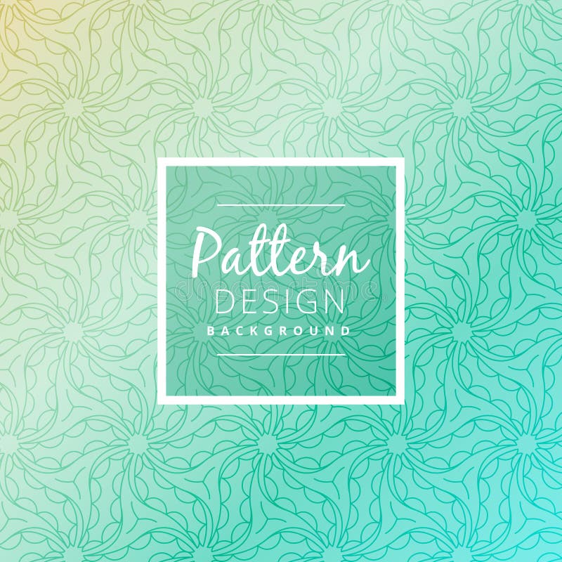 Natural Flower Pattern Design Vector Design Stock Vector - Illustration ...