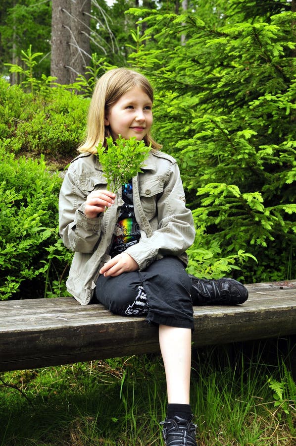 Natural forest child stock image. Image of nartur, recreation - 20121017