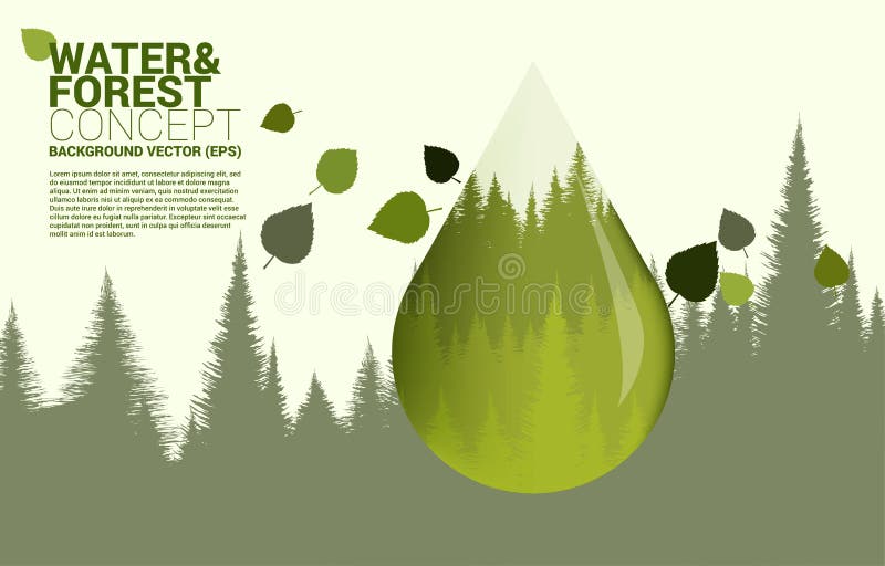 Tree Inside Water Drop Stock Illustrations – 194 Tree Inside Water Drop ...