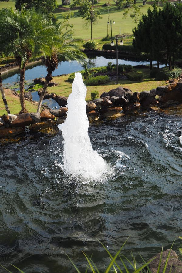 Natural fountain stock image. Image of natural, ejected - 178269109