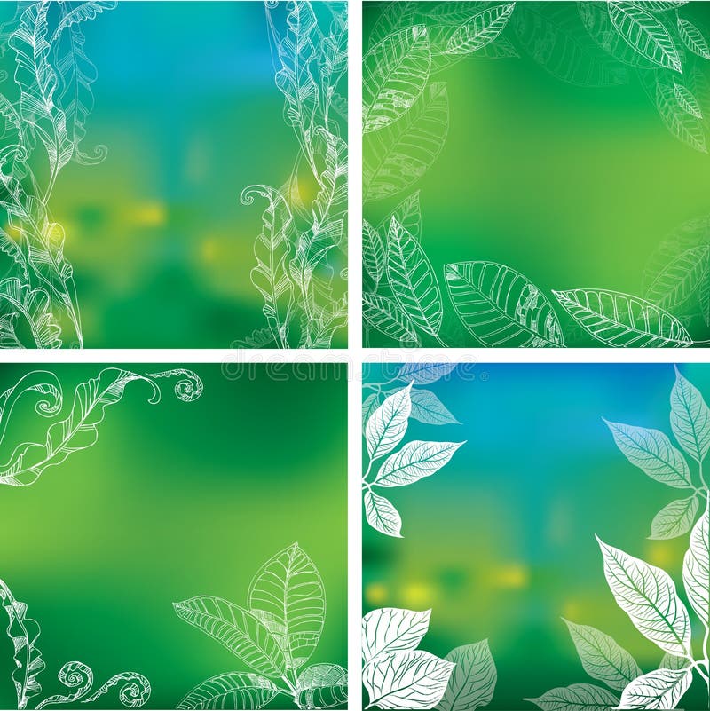 Frames with spring Leafs stock vector. Illustration of maple - 13010562