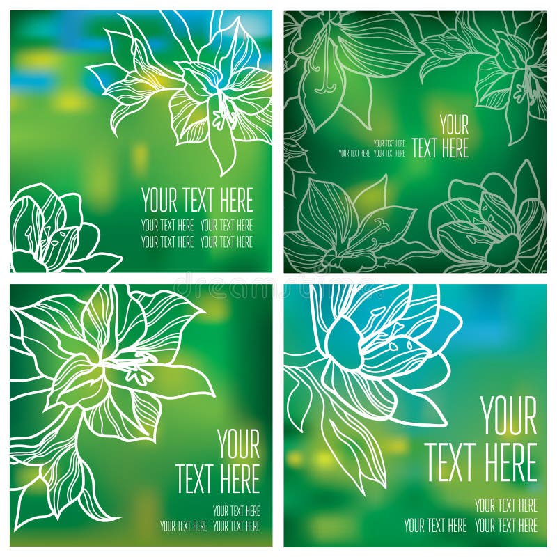 Natural frames backgrounds stock vector. Illustration of floral - 67847845