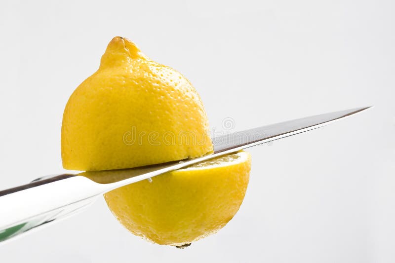 Natural fresh lemon cut stock photo. Image of lemon, harvesting - 6793988