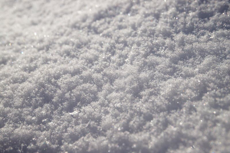 Natural and Fresh Shiny Snow Texture Winter Background. Macro Snow ...