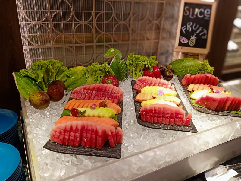 Natural Fruits from Nusantara Buffet Stock Photo - Image of buffet ...