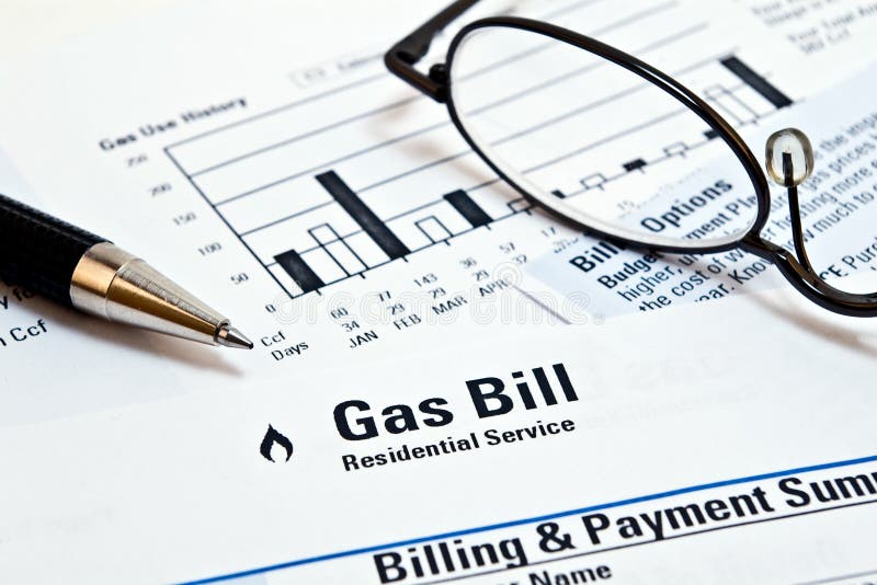 Natural Gas Bill stock image. Image of bill, statement - 4080537