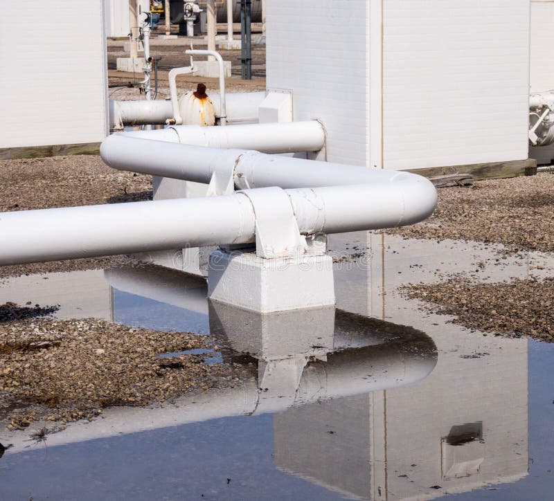 Natural Gas Compressor Suction Control Valve Stock Photo - Image of ...