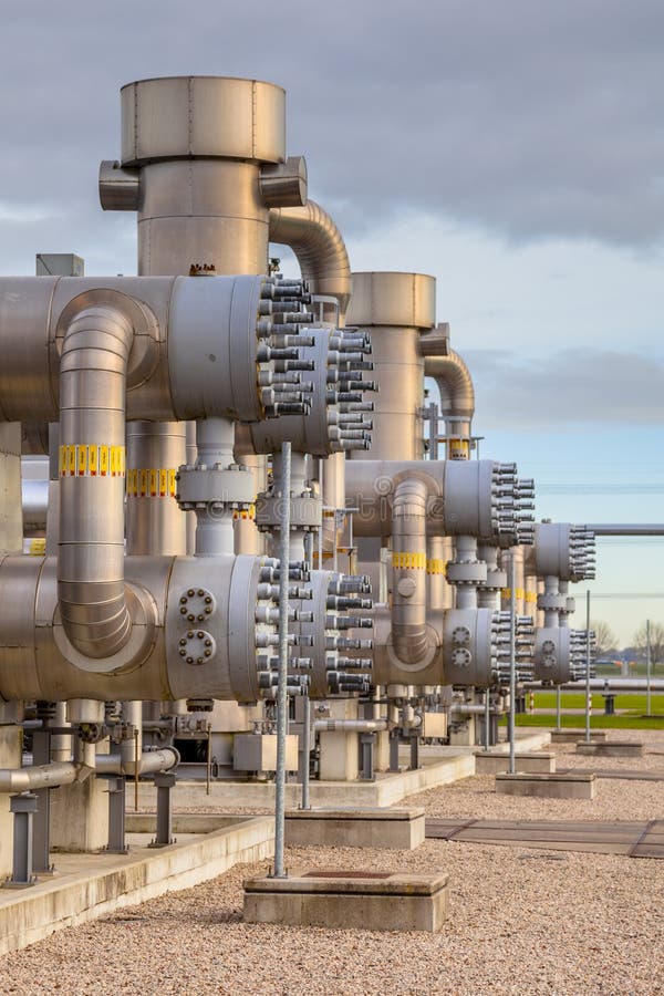 A Modern Natural Gas Processing Plant Stock Photo - Image of ...