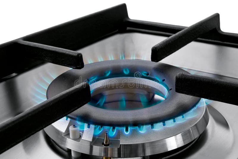 Natural gas flame stock image. Image of cooktop, fossil - 49287037