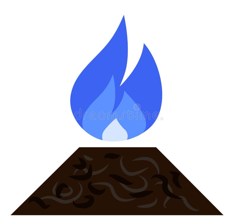 Blue Flame Burning Natural Gas Stock Illustrations – 1,119 Blue Flame ...