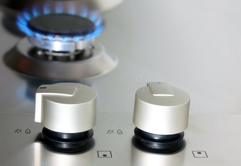 Natural Gas Kitchen Appliance Stock Image - Image of appliance, range ...