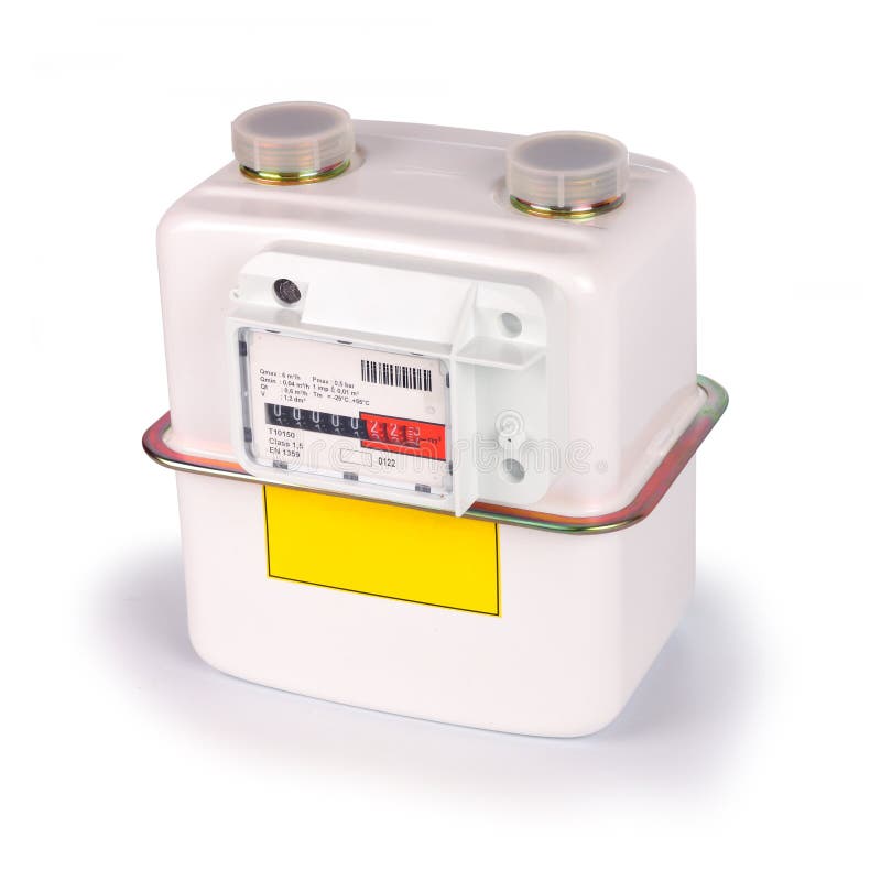 Natural Gas meter close up stock image. Image of gauge - 35504419