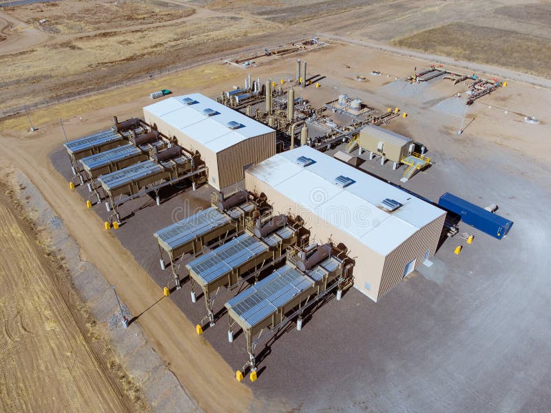 Natural gas processing stock photo. Image of facility - 217305176