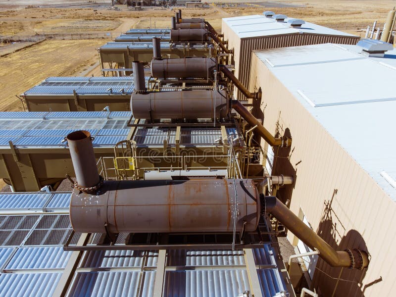Natural Gas Processing Facility Stock Photo - Image of industrial ...