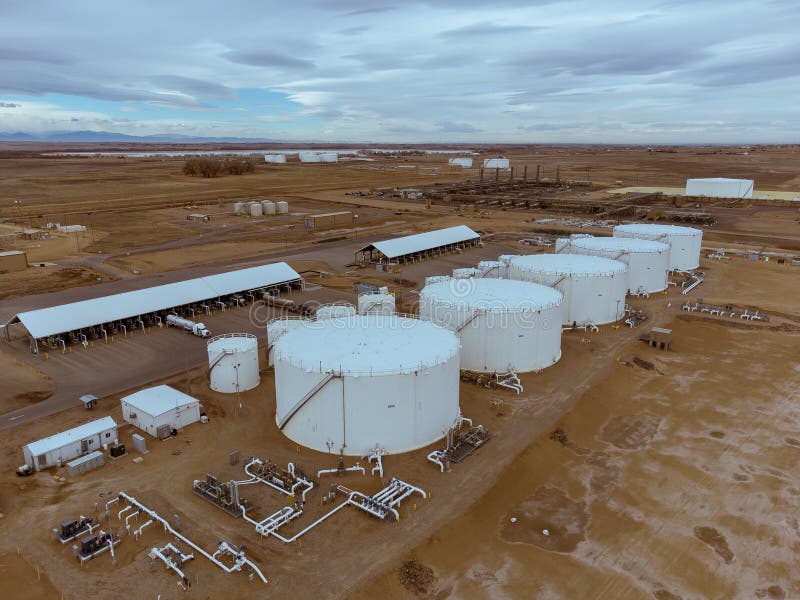 Natural Gas Processing and Storage Facility Stock Photo - Image of ...