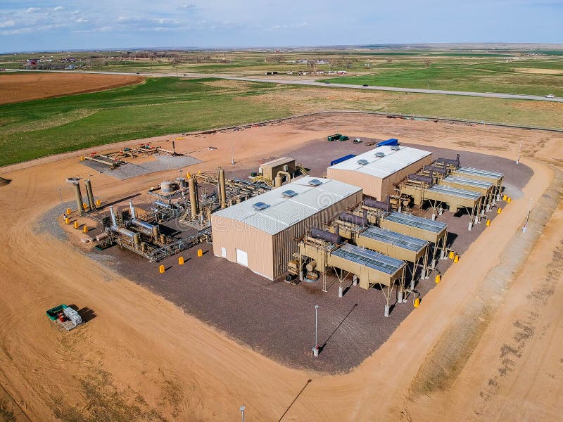 Natural Gas Processing and Storage Facility Stock Photo - Image of ...