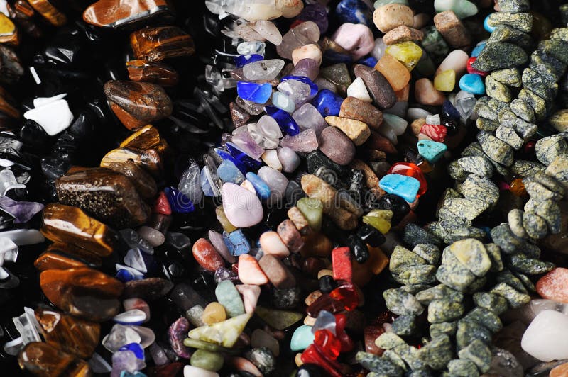 Natural gem stones stock image. Image of assorted, gemstone - 29628419