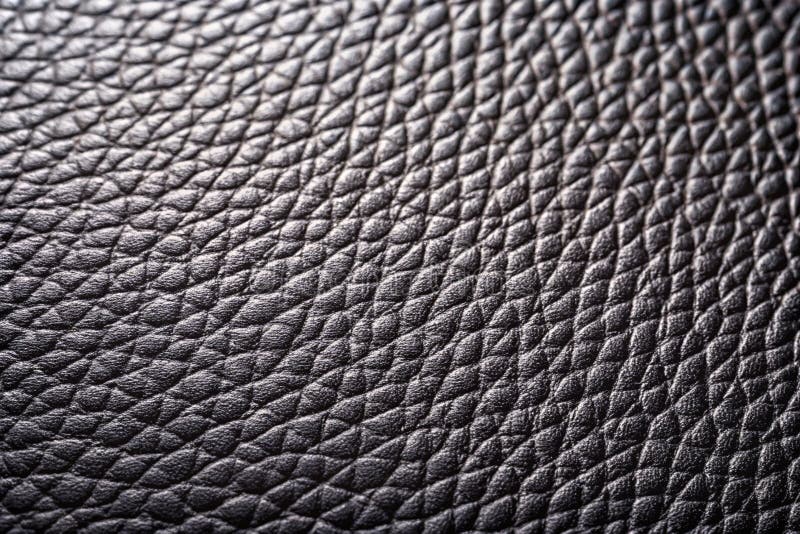 Natural, Genuine Black Leather Texture Close Up, Macro. Structure of ...