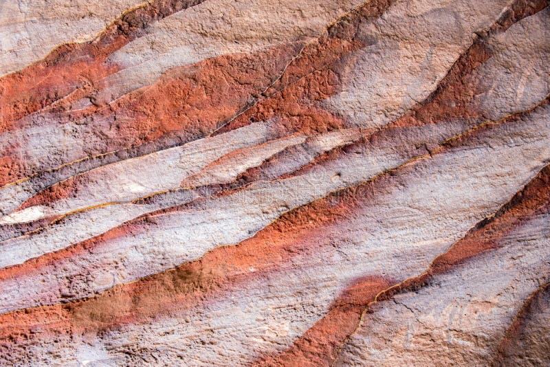Natural Geological Sandstone Pattern Stock Image - Image of desert ...