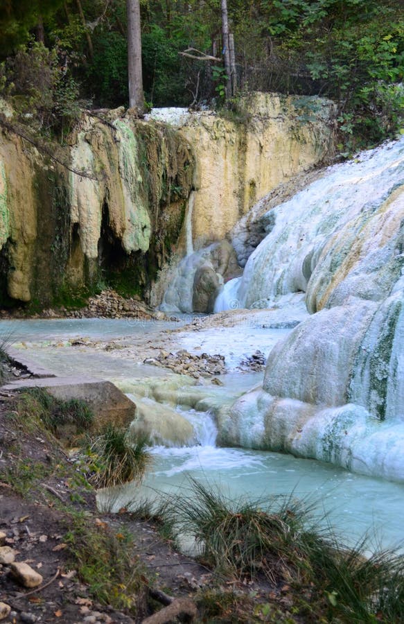 Natural Geothermal Hot Spring and Spa in Nature Stock Image - Image of ...