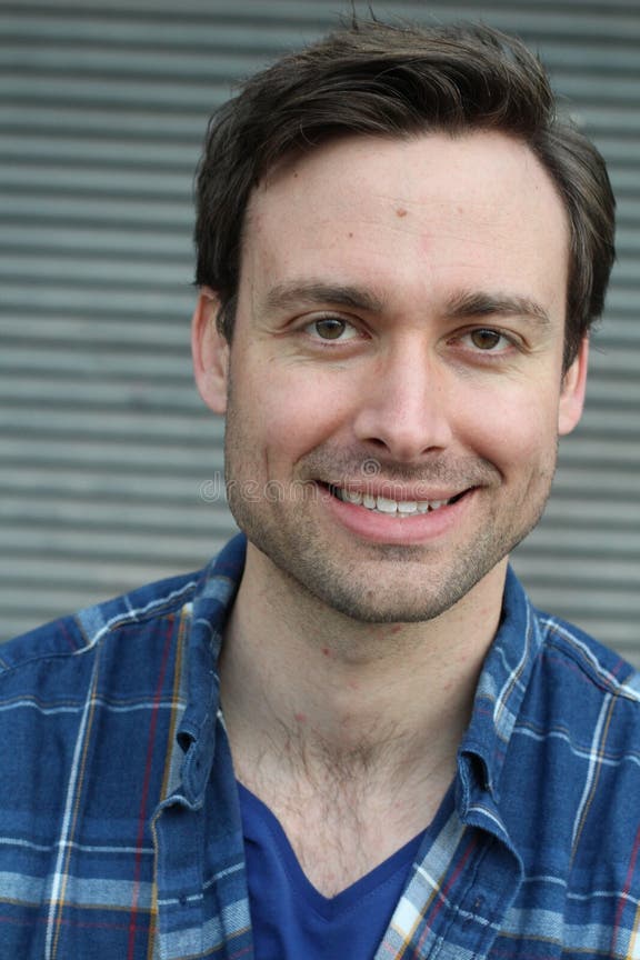 Natural Good Looking Young Man Smiling Stock Image - Image of british ...