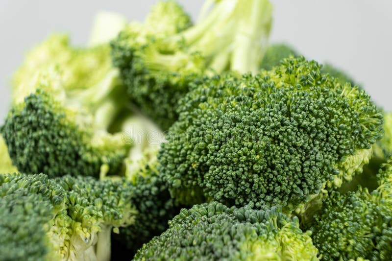 Natural Green Broccoli Vegetable Texture Macro Stock Photo - Image of ...