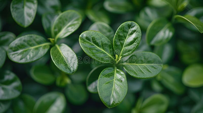 Natural Green Plants Spring Background Stock Image - Image of botany ...