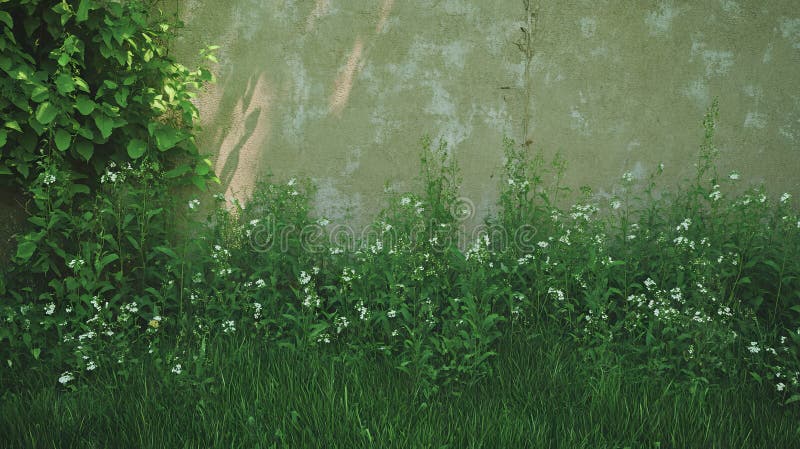 Natural Green Texture with Grass and Foliage for Environmental Design ...