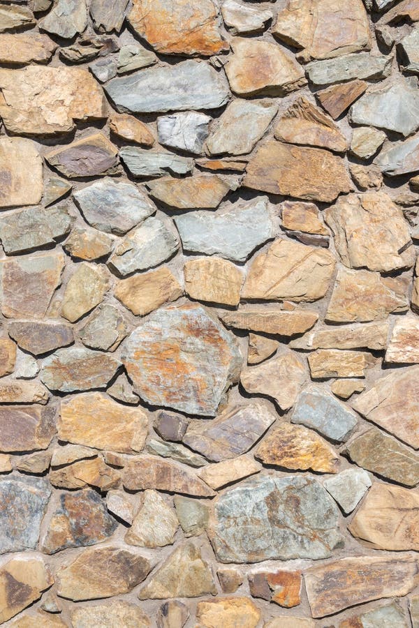 Natural Stone Wall Cladding Background Stock Image - Image of wall ...