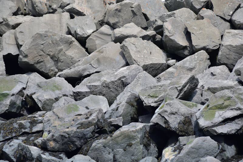 Natural Grey Rock Background. Stock Image - Image of rock, limestone ...