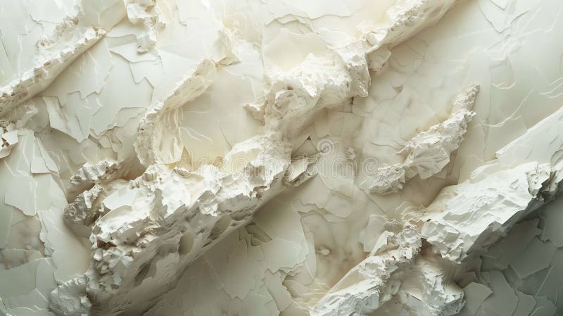 Natural Gypsum Shows Intricate Textures and Soft Color Variations on ...