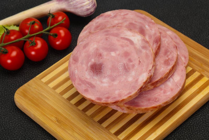 Natural ham made from pork stock photo. Image of rosemary - 153312400