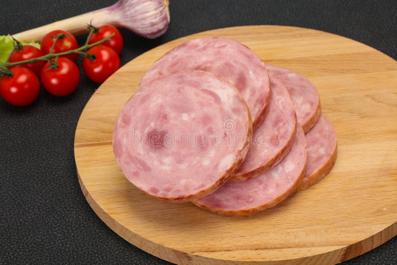 Natural ham made from pork stock image. Image of roasted - 166073749