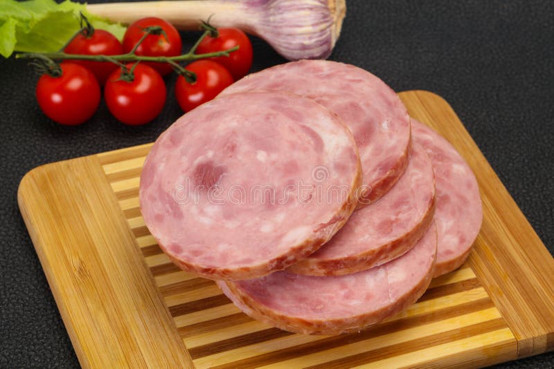 Natural ham made from pork stock image. Image of healthy - 190715561