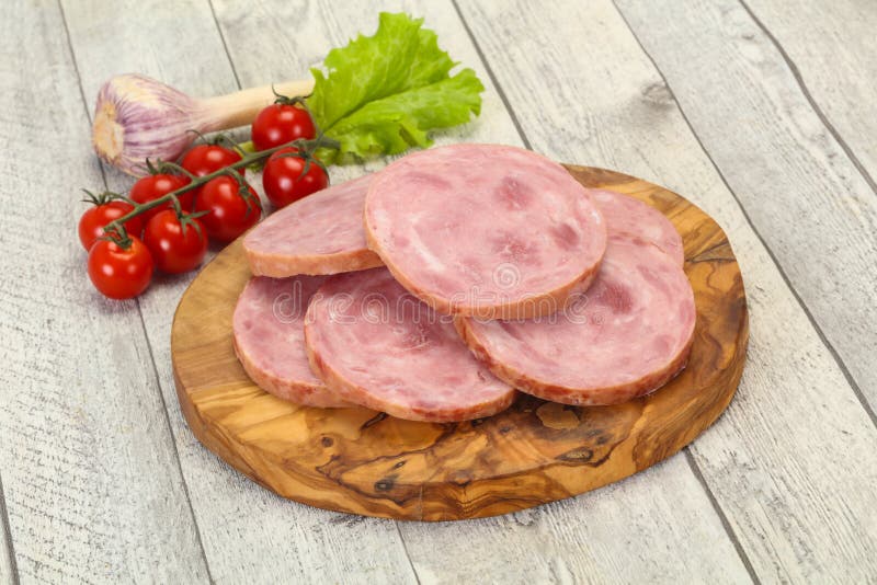 Natural ham made from pork stock photo. Image of gourmet - 192173348