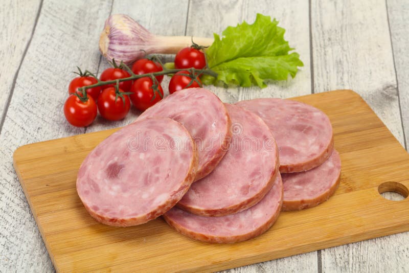 Natural ham made from pork stock photo. Image of cuisine - 195316798