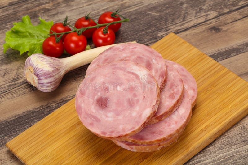 Natural ham made from pork stock photo. Image of roasted - 199649364