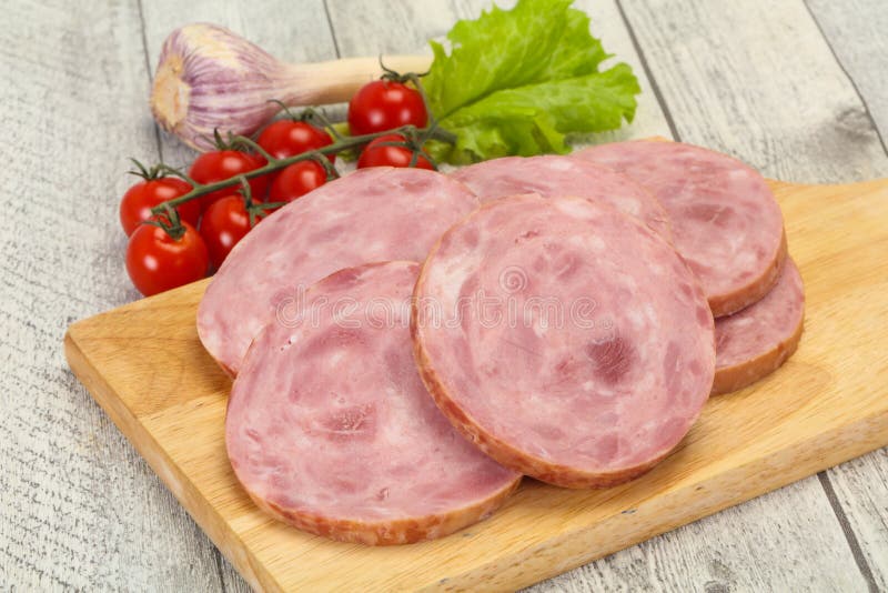 Natural ham made from pork stock image. Image of dinner - 162780757