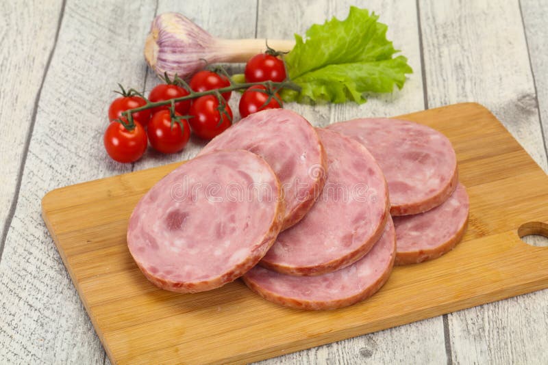 Natural ham made from pork stock image. Image of rustic - 165718201
