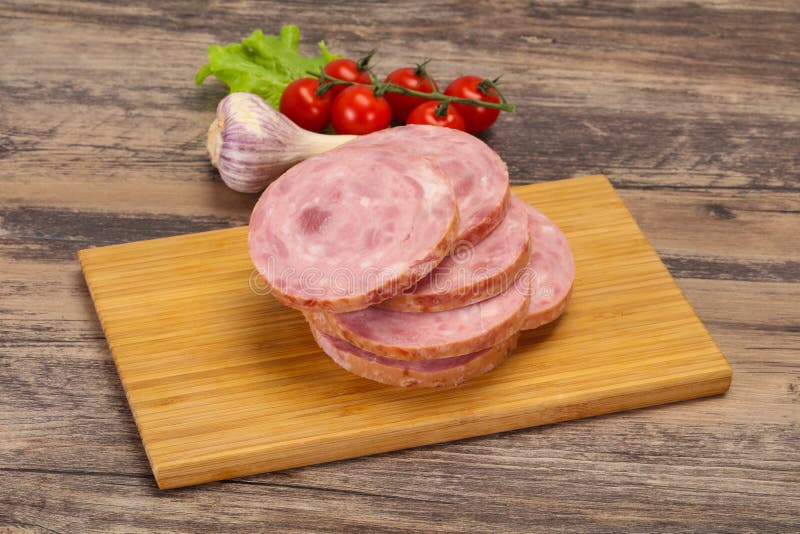 Natural ham made from pork stock photo. Image of prepared - 202681892