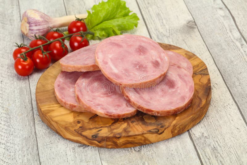 Natural ham made from pork stock photo. Image of cuisine - 209385326