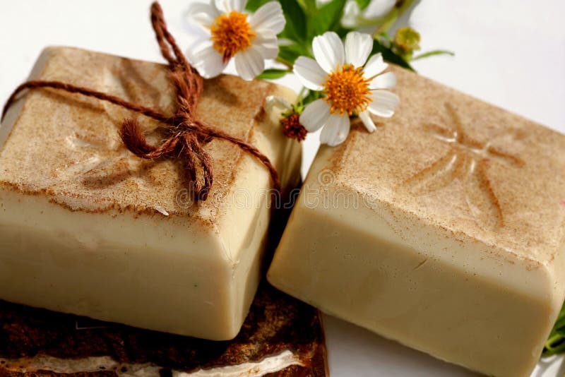 Natural Homemade Honey Soap Stock Image - Image of orchid, glass: 19824281