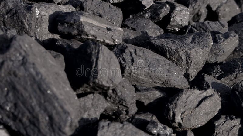 Natural Hard Coal Texture for Background - Coal Industry Stock Footage ...