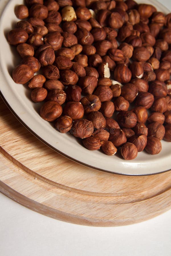 Natural hazelnuts stock image. Image of nuts, hardness - 64780891