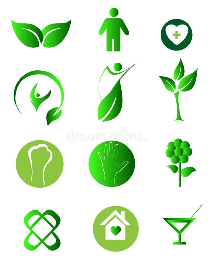 Natural health logo stock illustration. Illustration of freshness ...
