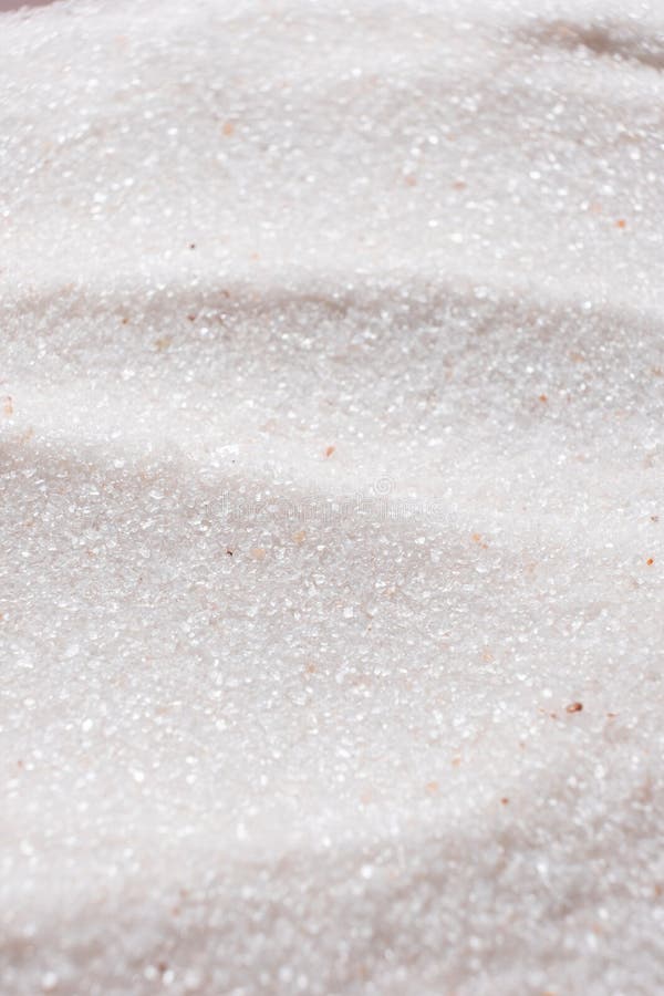 Natural Himalayan Pink Salt Fine Ground Top View Abstract Texture ...