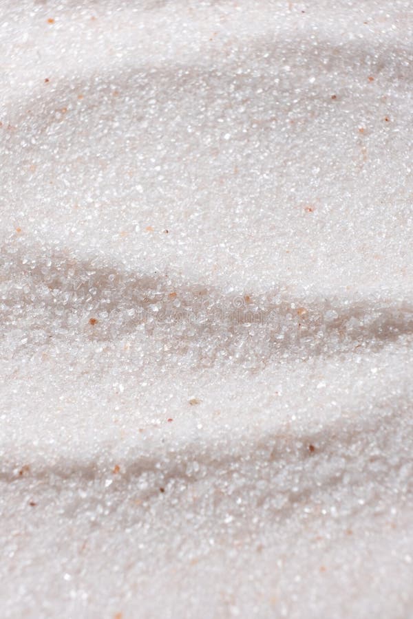 Natural Himalayan Pink Salt Fine Ground Top View Abstract Texture ...