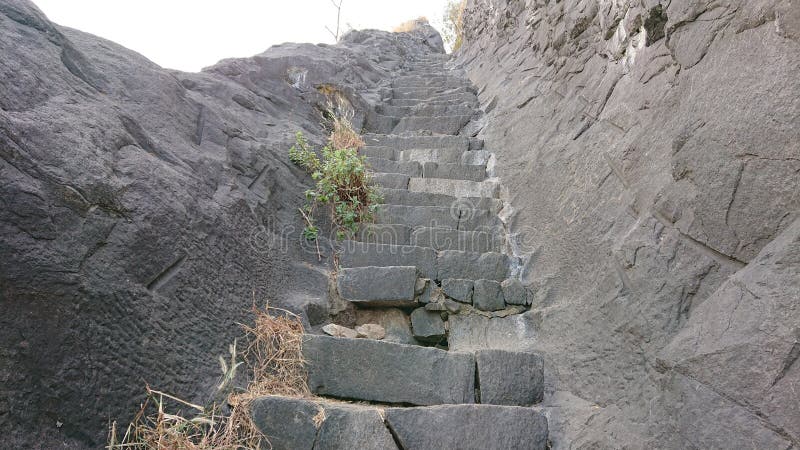 Natural Historical Rock Steps Beautiful View Stock Photo - Image of ...